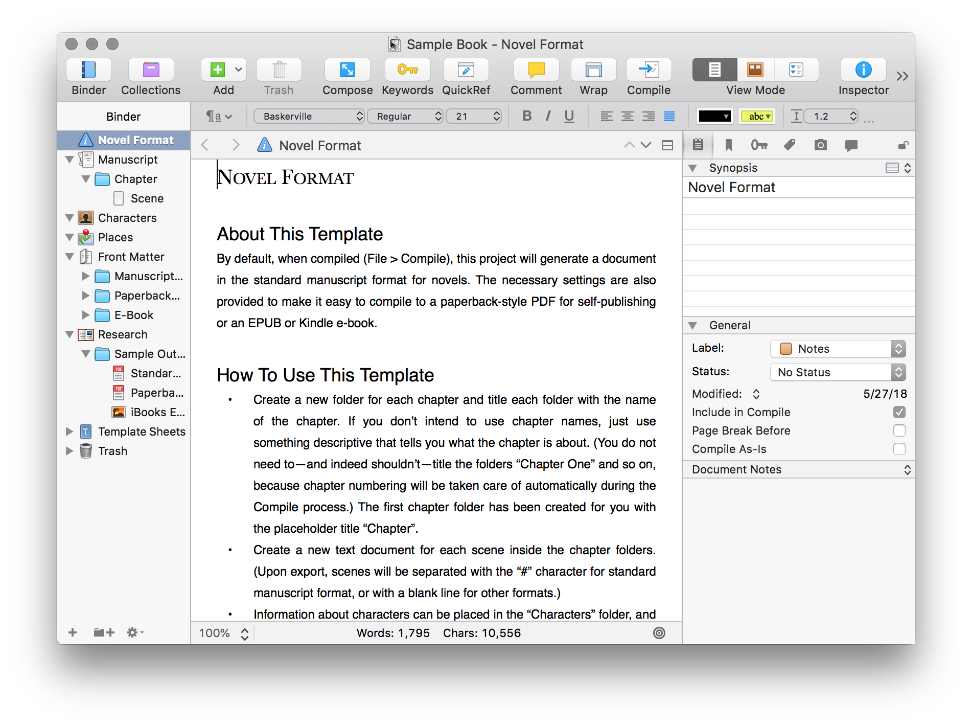 Writing Arlo Finch in Highland 2